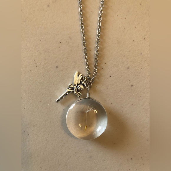 Accessories | Pendant Necklace 925 Silver Plated Fairy Encased ...